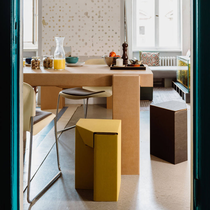 ROOM IN A BOX | Sustainable Cardboard Stool