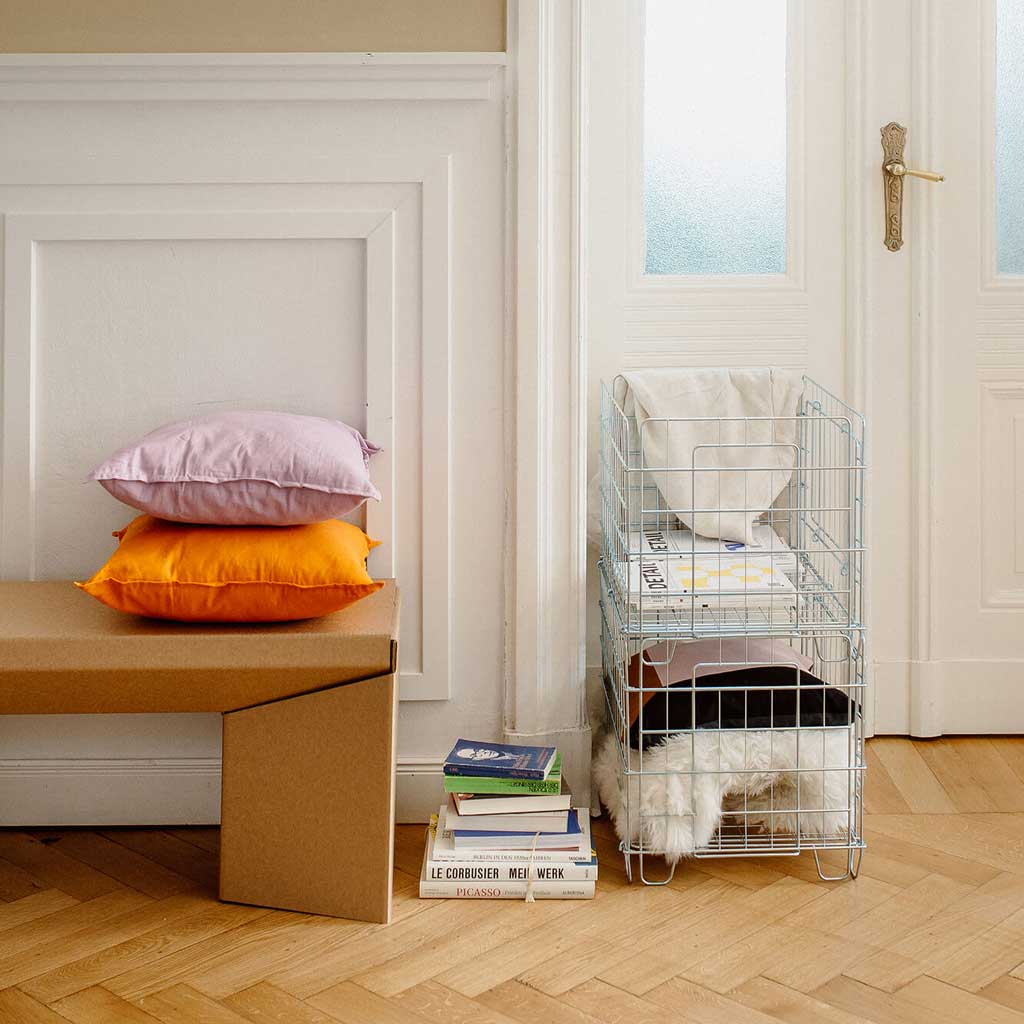 ROOM IN A BOX | Sustainable Cardboard Bench