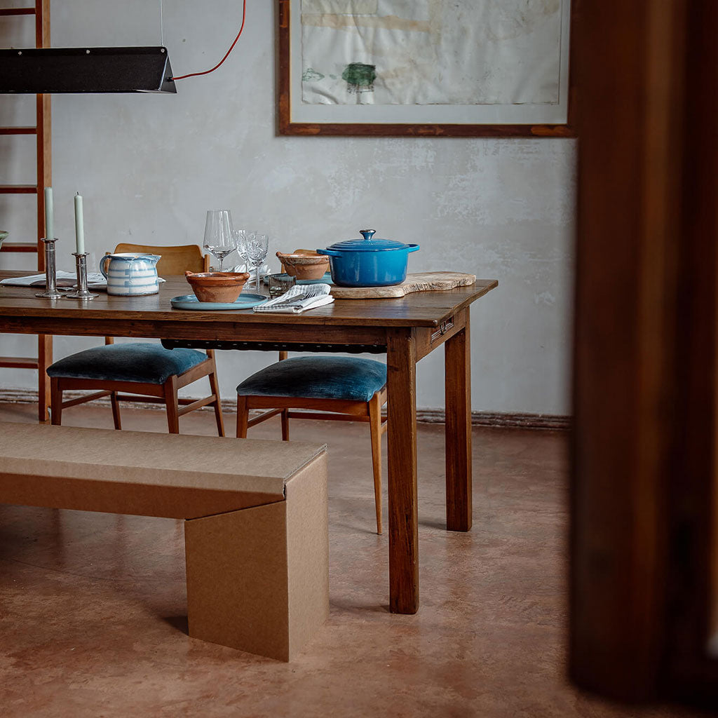 ROOM IN A BOX | Sustainable Cardboard Bench