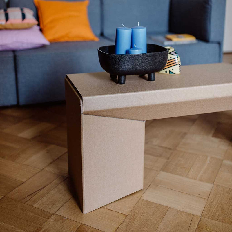 ROOM IN A BOX | Sustainable Cardboard Bench