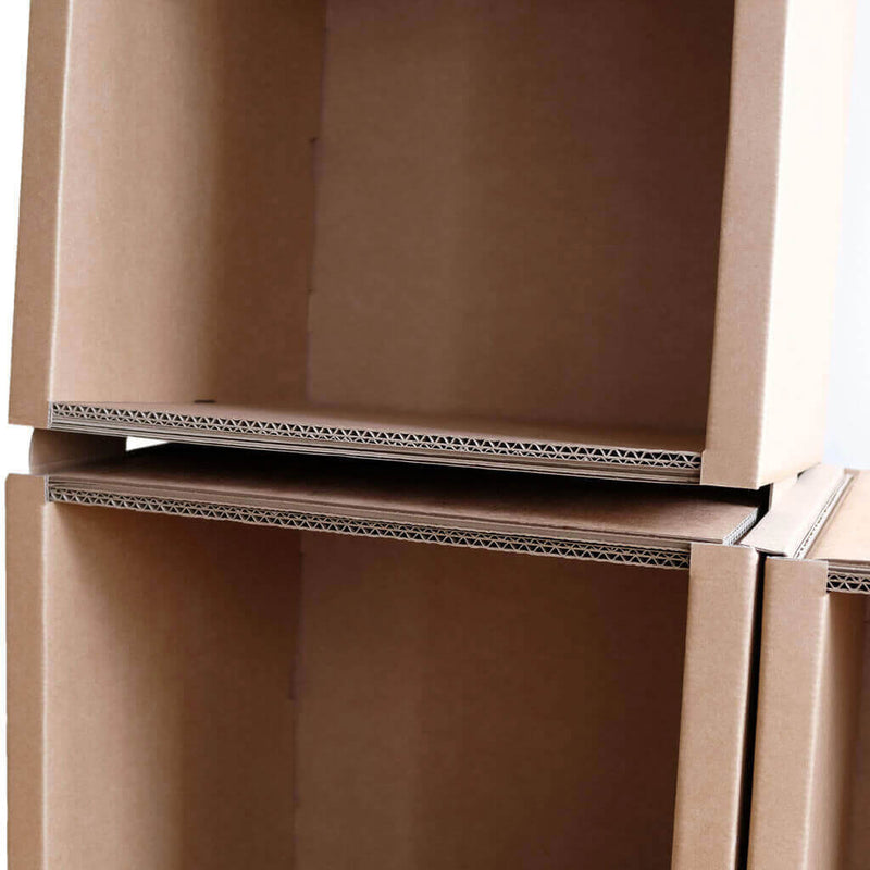 ROOM IN A BOX | Sustainable Cardboard Stair Shelf Large