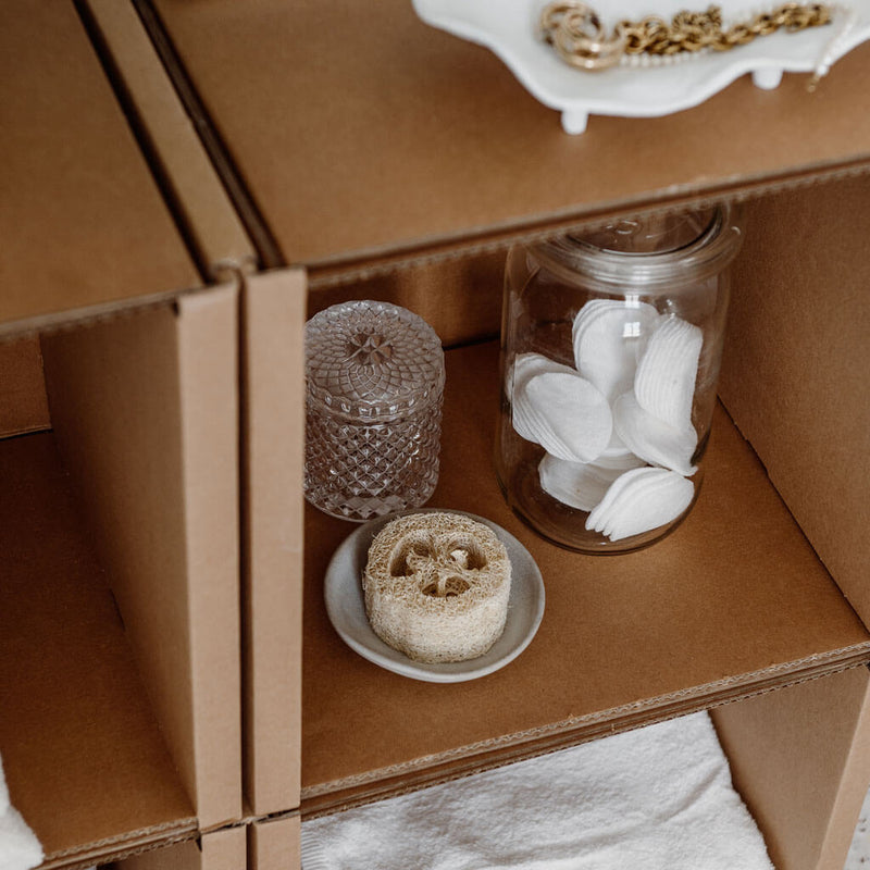 ROOM IN A BOX | Sustainable Cardboard Shelf Module