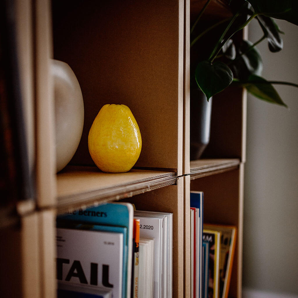 ROOM IN A BOX | Sustainable Cardboard Shelf Module