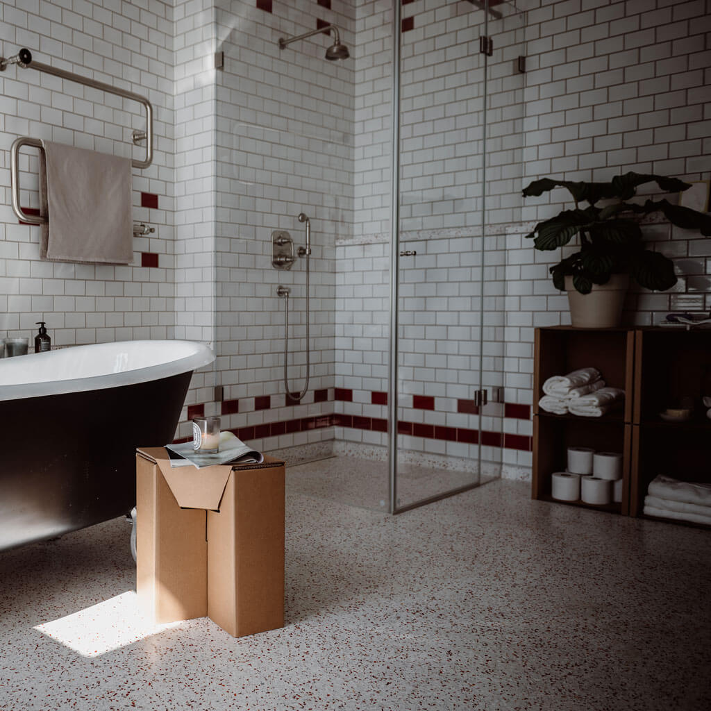 ROOM IN A BOX | Sustainable Cardboard Stool